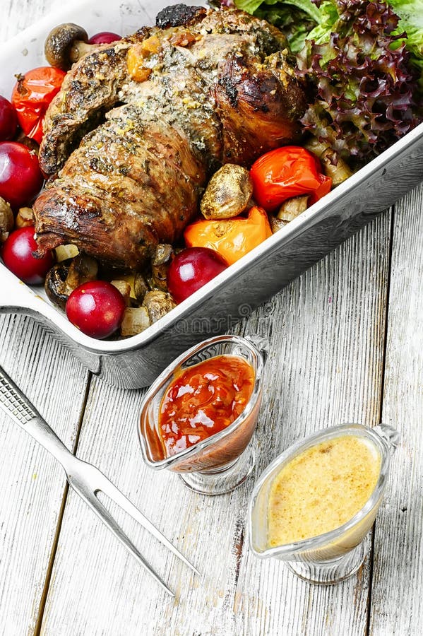 Meatloaf with stuffing stock image. Image of restaurant - 81046145