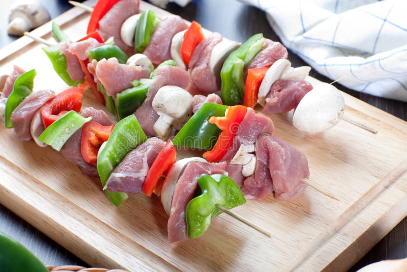 Meatstick stock photo. Image of board, design, meat, butchery - 13877548