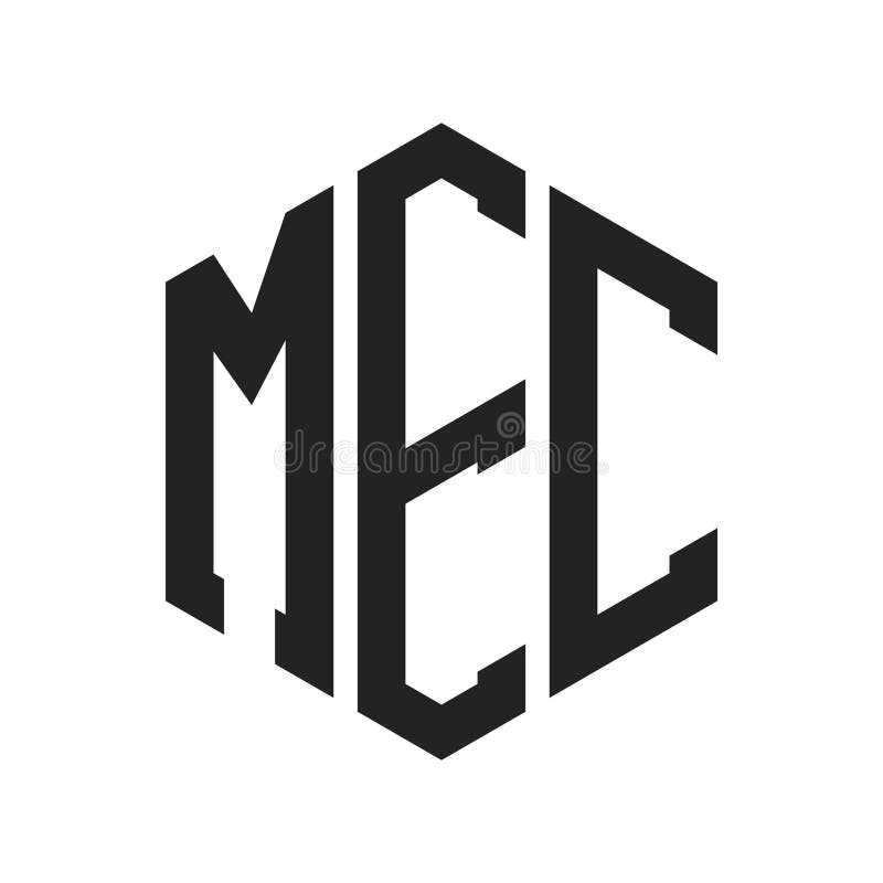 MEC Logo Design. Initial Letter MEC Monogram Logo Using Hexagon Shape ...