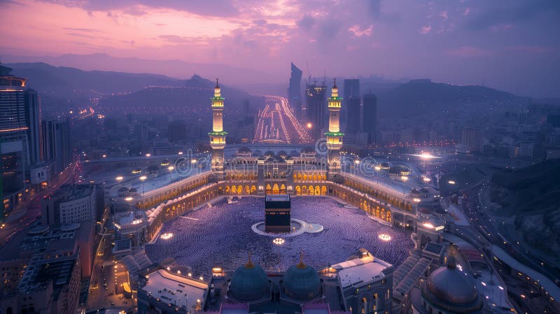 Meca in Saudi Arabia Generative Ai Ilustração Stock - Ilustração de ...
