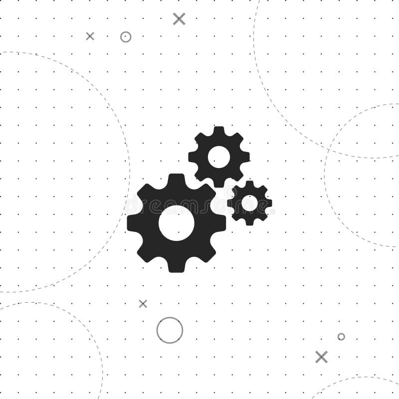Mecanismo, Icono Del Vector Del Engranaje Ilustración del Vector ...