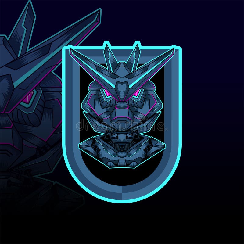 Mecha Esport Vector Graphic Design Illustration Stock Vector ...