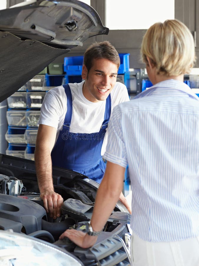 Mechanic stock photo. Image of repair, client, open, mechanic - 10230020