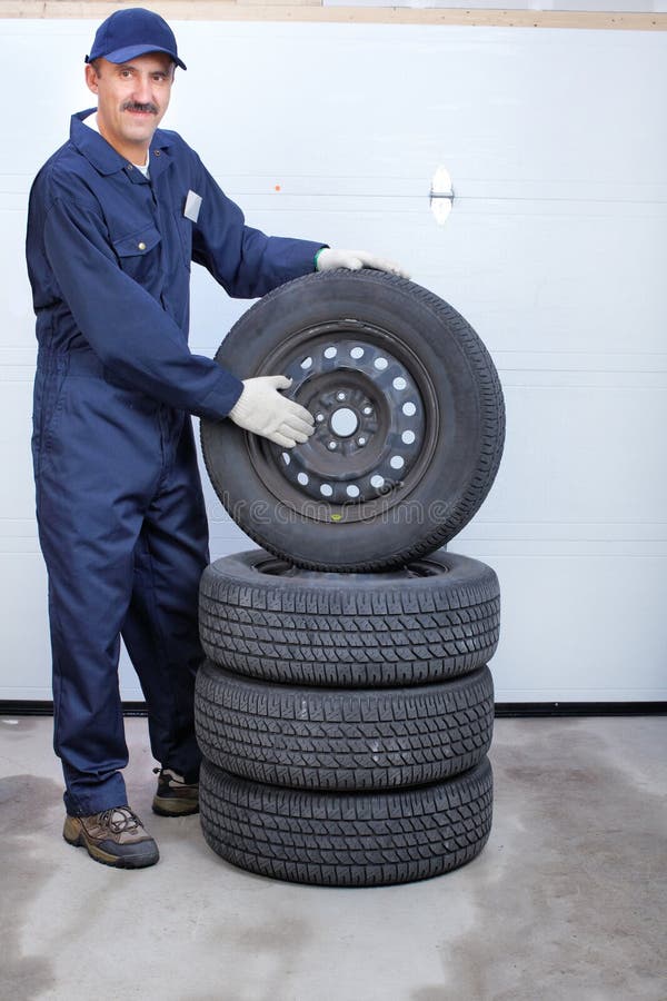 Tire workshop stock image. Image of rims, tires, upkeep - 10137687