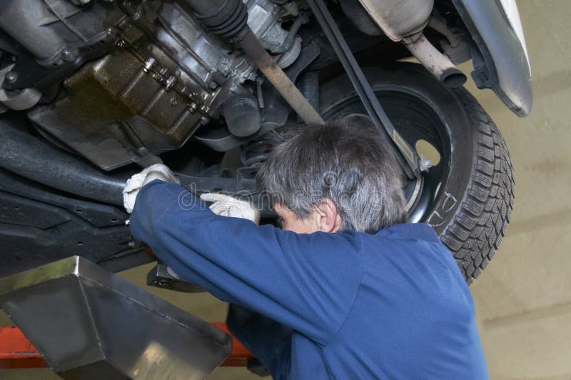 Maintenance Work of Heavy Loader Stock Photo - Image of maintenance ...