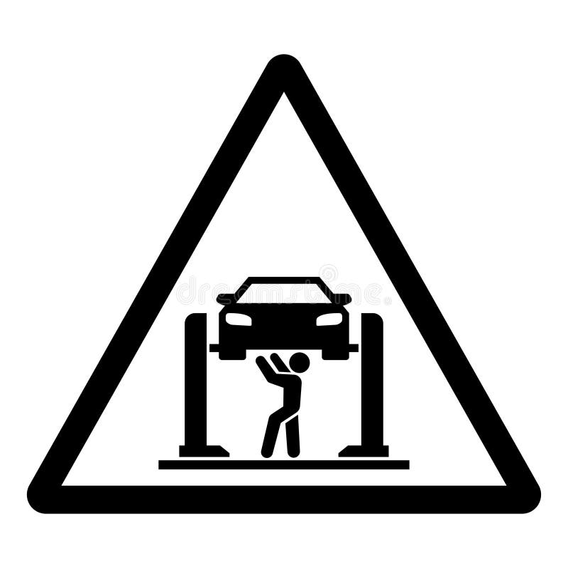 Mechanic Area Symbol Sign ,Vector Illustration, Isolate on White ...