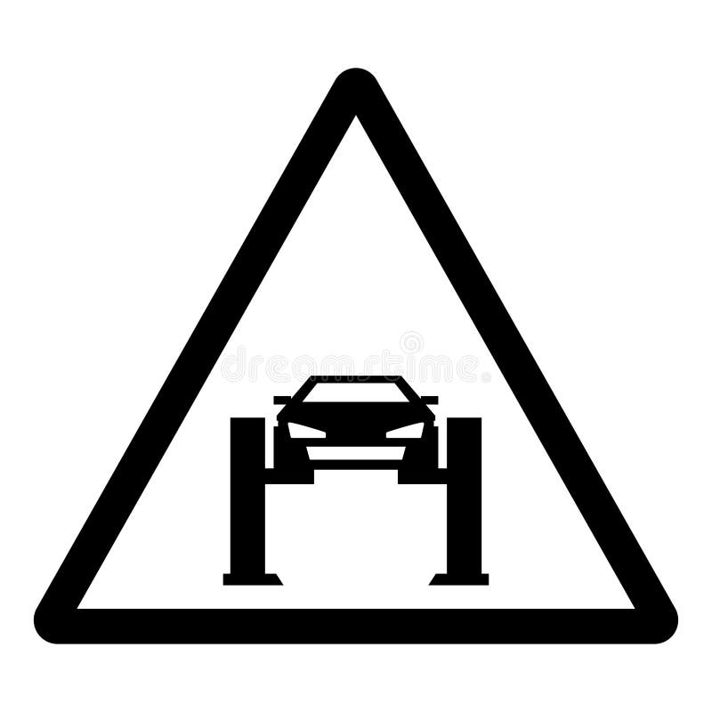 Mechanic Area Symbol Sign ,Vector Illustration, Isolate on White ...