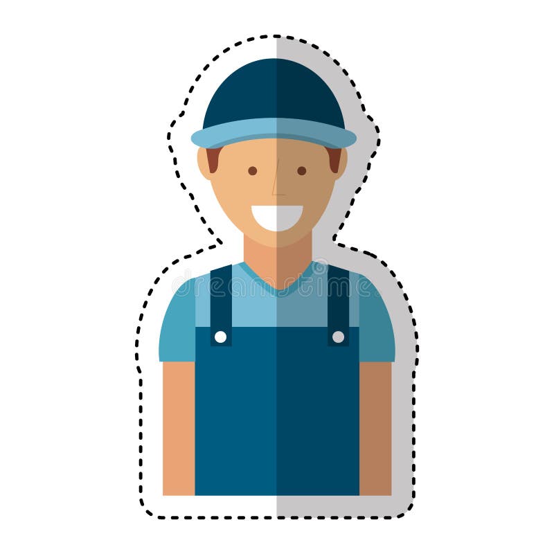 Mechanic Avatar Character Icon Stock Illustration - Illustration of ...