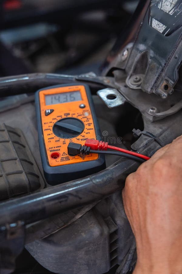 Mechanic Checking Motorcycle Electrical System Stock Photos - Free ...