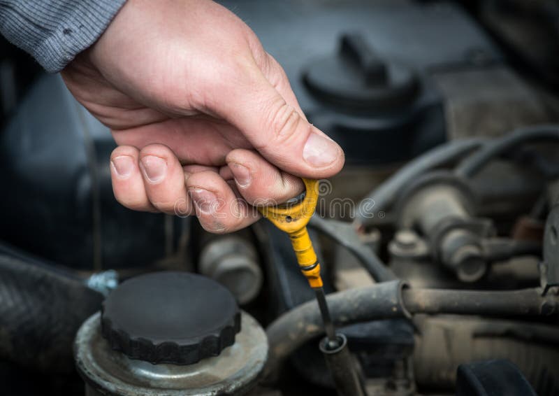 Auto Mechanic Holding Oil Filter Stock Photo - Image of occupation ...