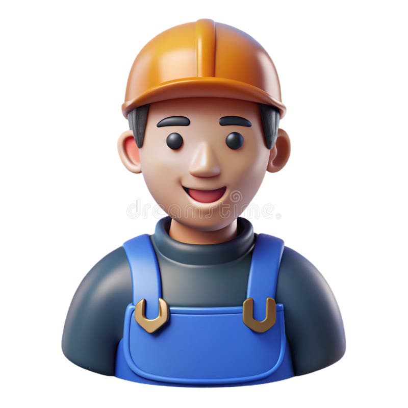 Mechanic 3D Icon stock illustration. Illustration of wrench - 358727958