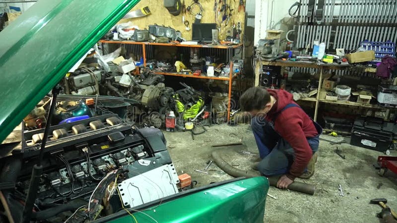 A Mechanic Builds and Installs a Cold Air Intake System on a Drift Car ...