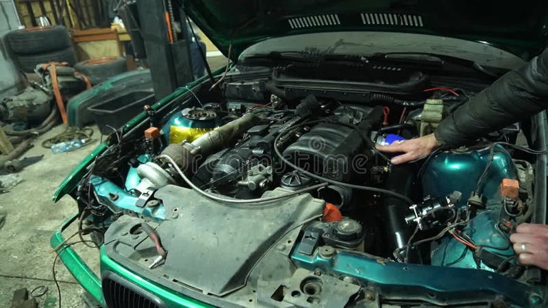 A Mechanic Builds and Installs a Cold Air Intake System on a Drift Car ...