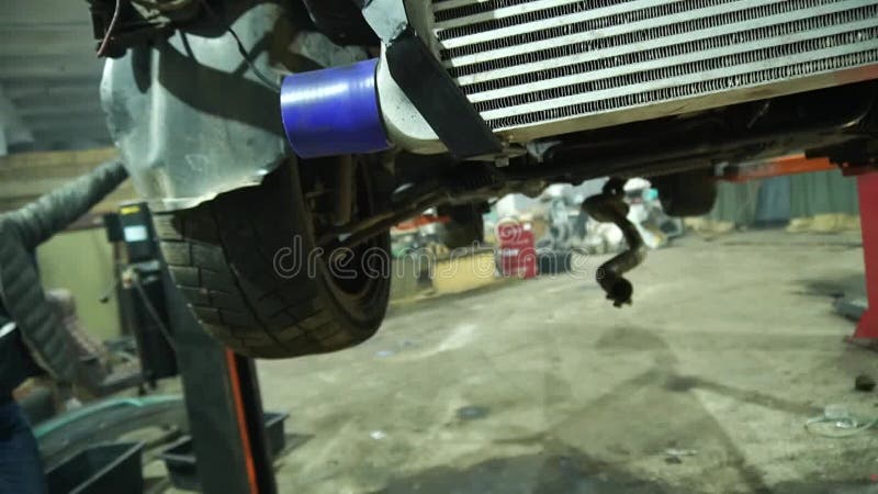 A Mechanic Builds and Installs a Cold Air Intake System on a Drift Car ...