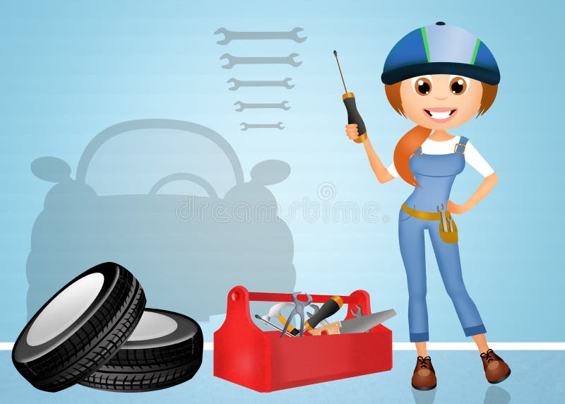 Mechanic Girl Stock Illustrations – 1,549 Mechanic Girl Stock ...