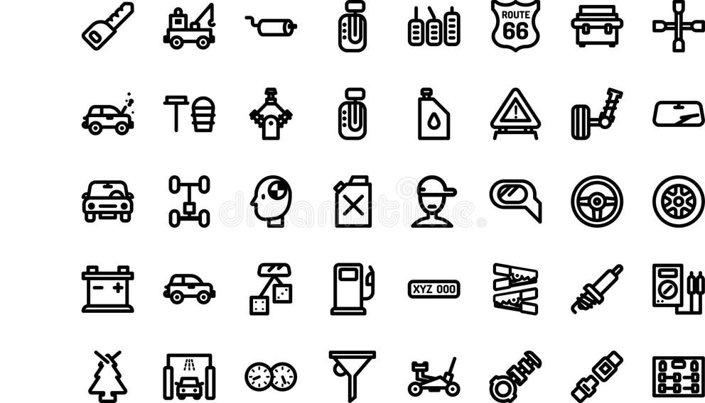Mechanic Icons High-Quality Vector Icons Collection with Editable ...