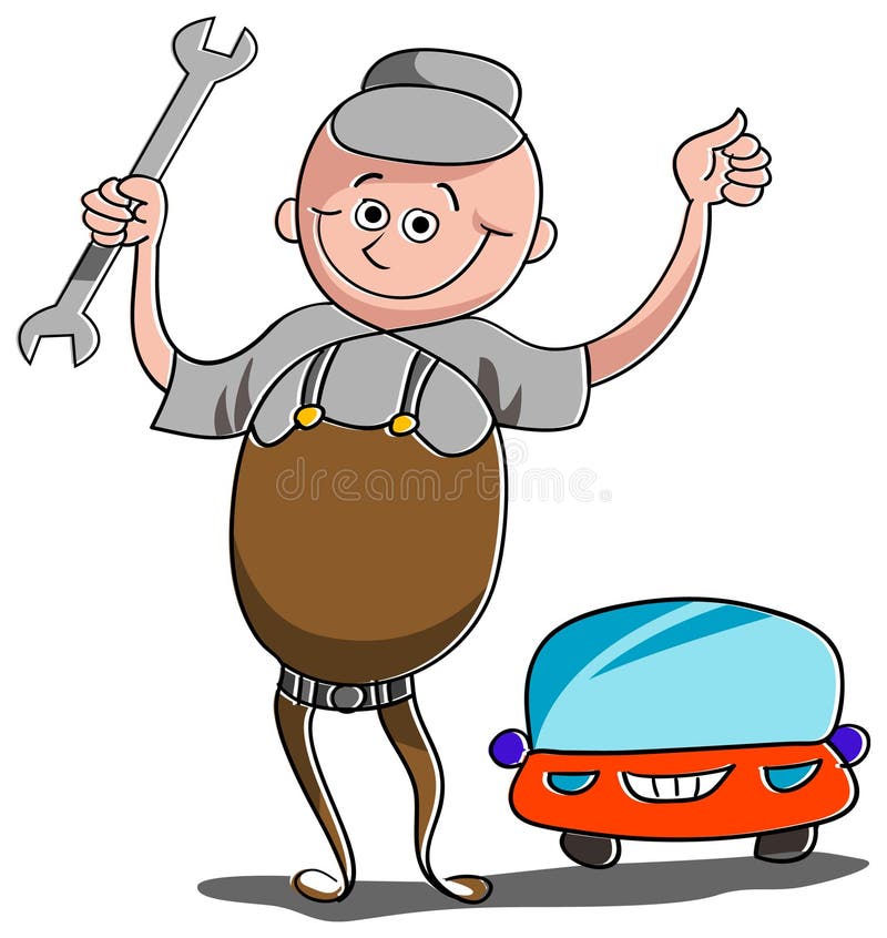 Mechanic stock vector. Illustration of handyman, garage - 55757516