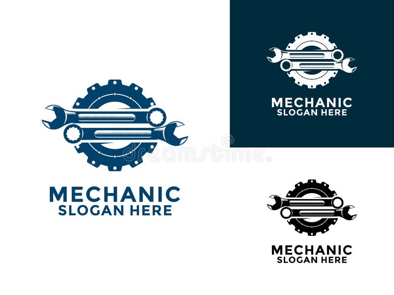 Mechanic Logo Design, Services, Engineering ,repair, Maintenance Work Logo Vector Template Stock ...