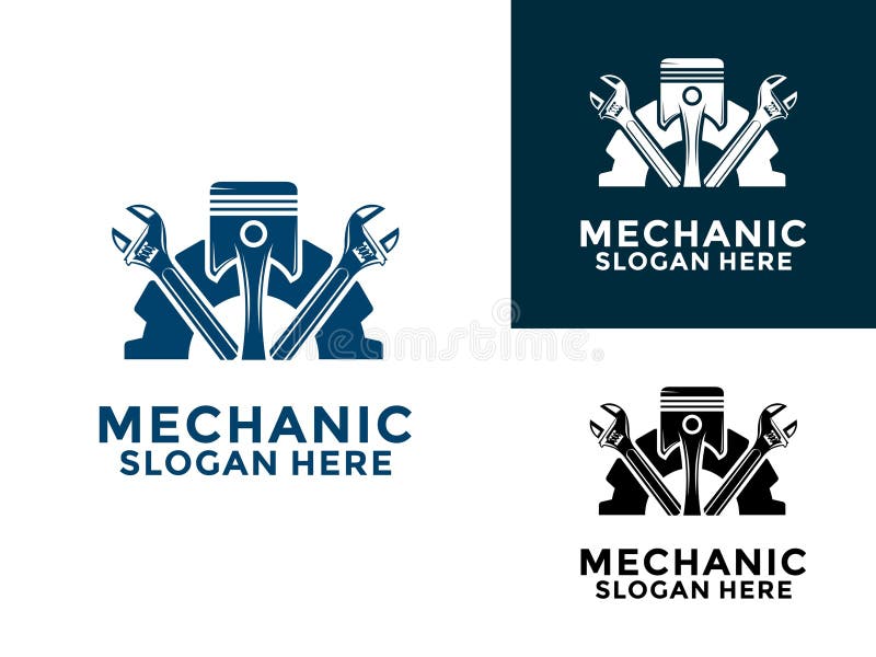 Mechanic Logo Design, Services, Engineering ,repair, Maintenance Work ...