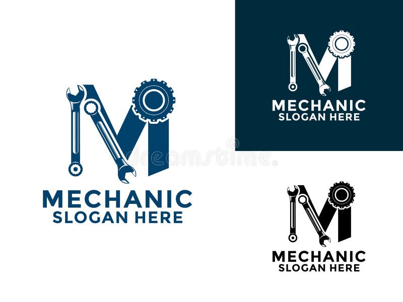 Mechanic Logo Design, Services, Engineering ,repair, Maintenance Work ...