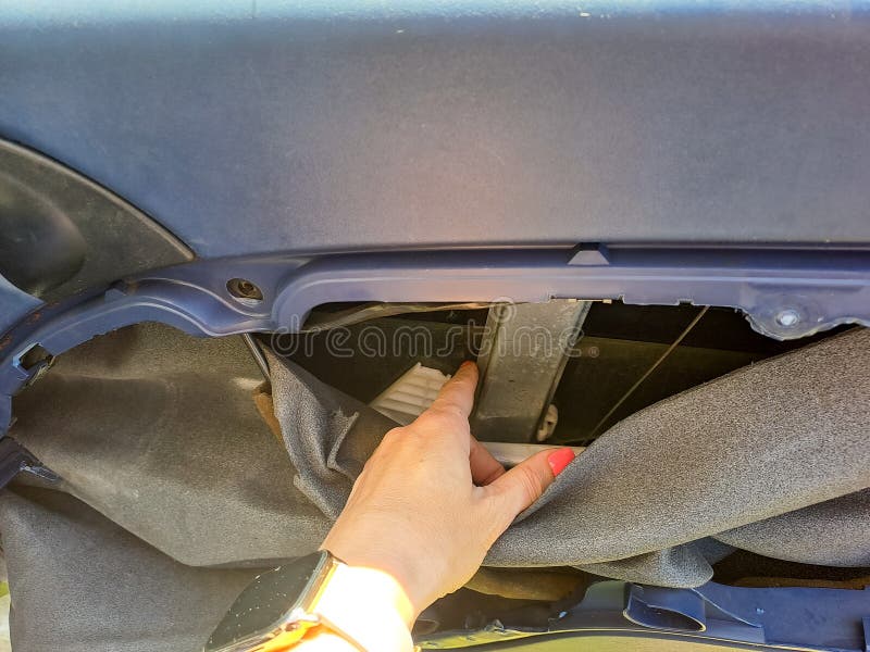 Mechanic Man Unpacking and Assemble Vehicle Door Part for Checking Car ...