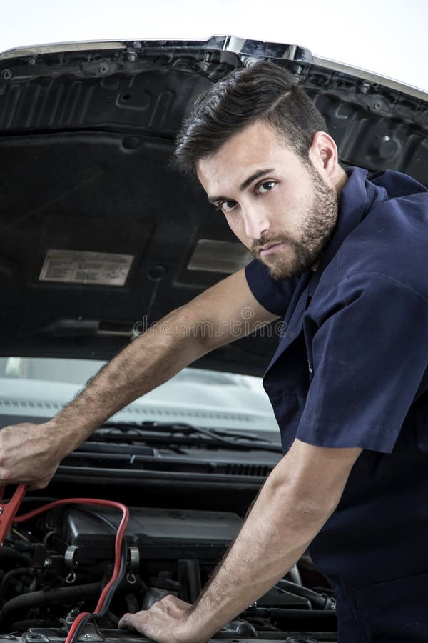 Mechanic man working stock image. Image of service, repairing - 92998261