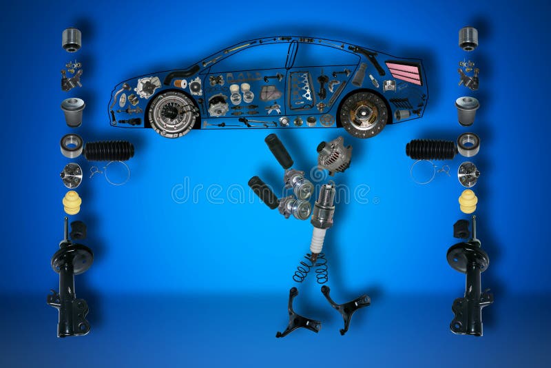 Mechanic of new parts stock image. Image of insert, motor - 49761757