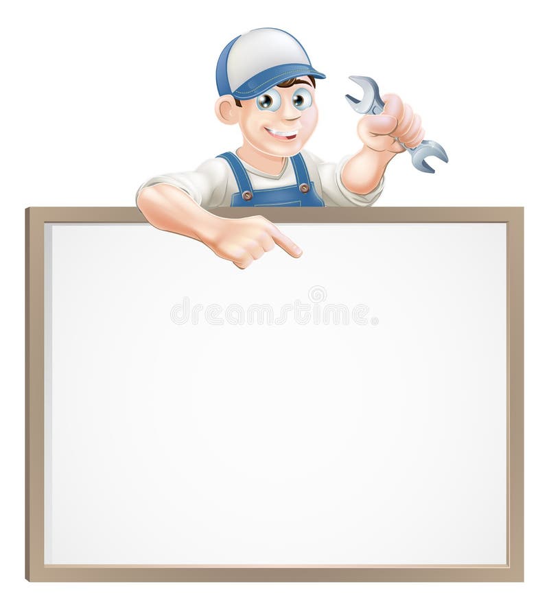 Mechanic Pointing Stock Illustrations – 874 Mechanic Pointing Stock ...