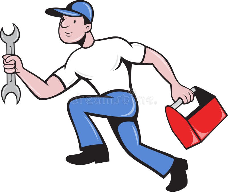 Running Repairman Stock Illustrations – 329 Running Repairman Stock ...