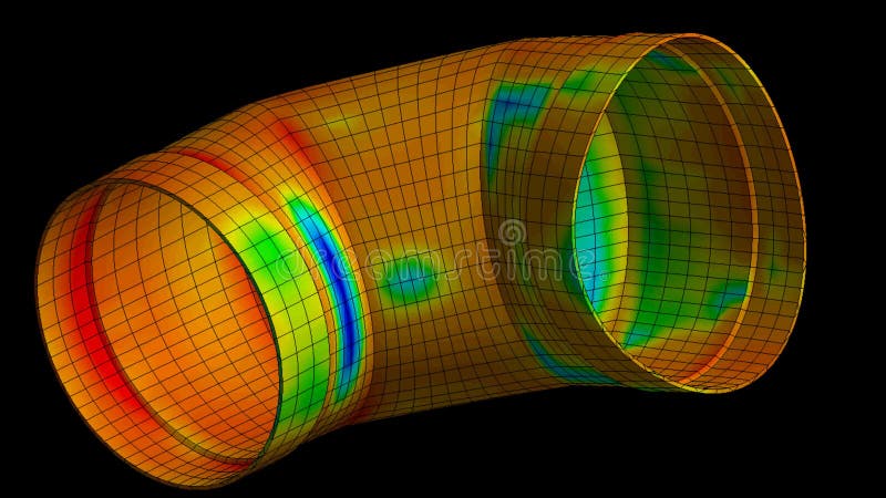 Mechanic Simulation Engineering - Displacement Analysis of Duct Under ...