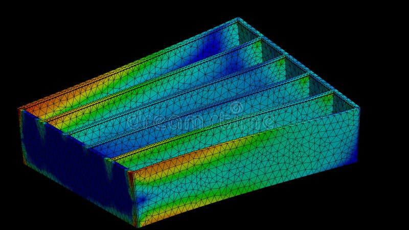 Mechanic Simulation Engineering - Displacement Analysis of Metal Box ...