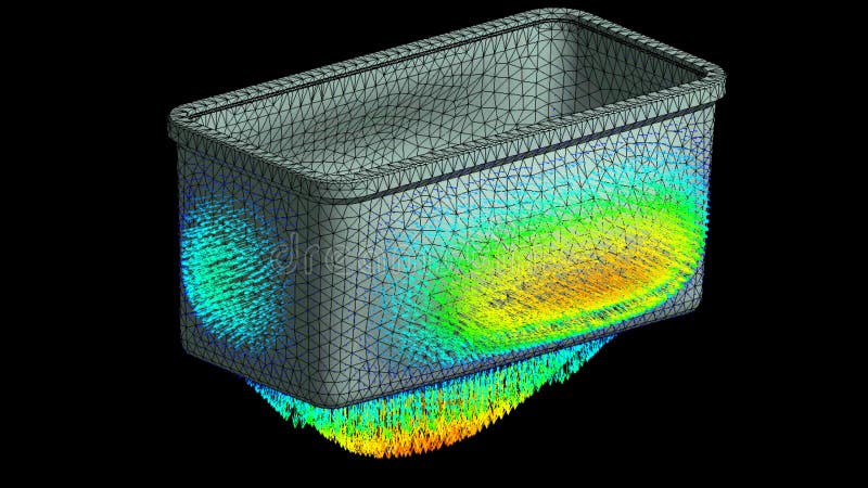 Mechanic Simulation Engineering - Displacement Analysis of Metal Box ...
