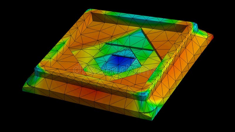 Mechanic Simulation Engineering - Displacement Analysis of Metal Tile ...