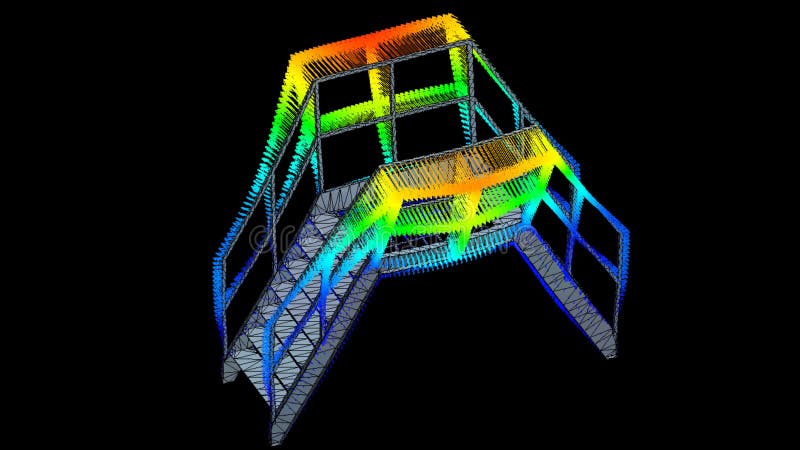 Mechanic Simulation Engineering - Displacement Analysis of Portable Ladder Under Force and ...