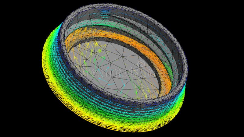 Mechanic Simulation Engineering - Displacement Analysis of Round Cap ...