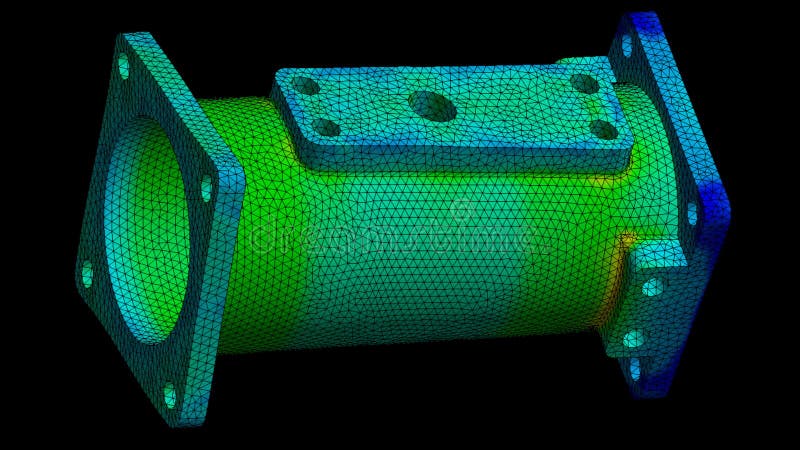 Mechanic Simulation Engineering - Stress and Breakpoint Analysis of Piston Under Force and ...