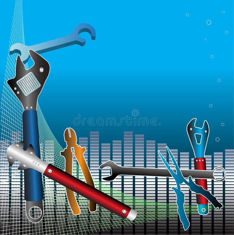 Mechanic tools stock vector. Illustration of construction - 7277294