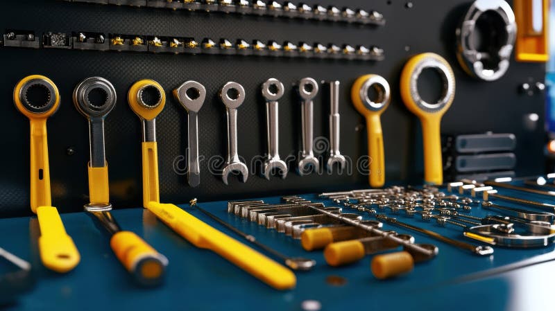 Mechanic Tools Laying Workbench Workshop Stock Photos - Free & Royalty ...