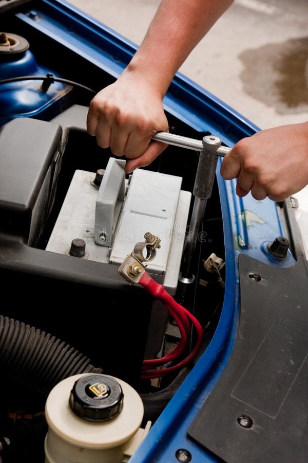Mechanic at work stock image. Image of engineering, motor - 10215449