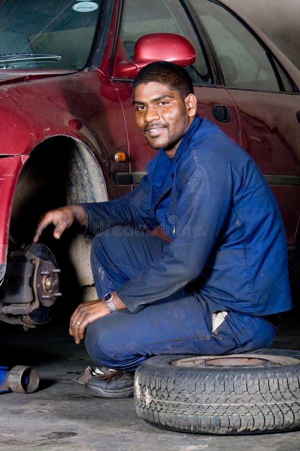 Mechanic at work stock image. Image of american, person - 7457681