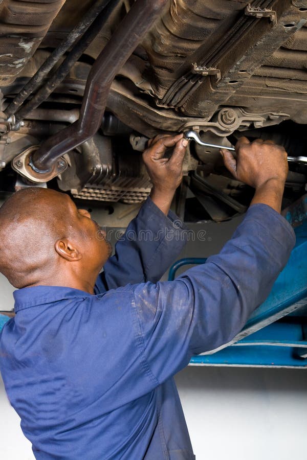 Mechanic at work stock image. Image of american, person - 7457681