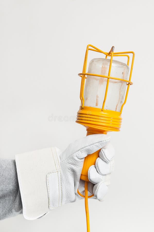 Mechanic Work Hand with Light Stock Image - Image of work, holding ...