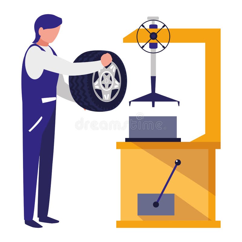 Changer Tire Stock Illustrations – 59 Changer Tire Stock Illustrations ...