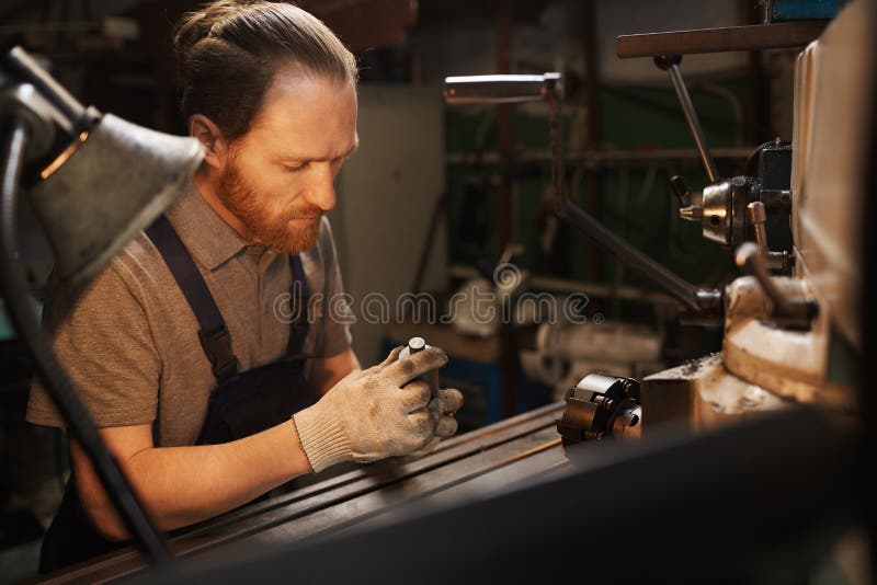Mechanic Working in the Factory Stock Photo - Image of repairman ...