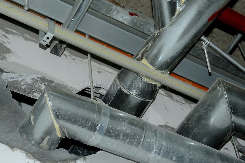 Mechanical Air Conditioning System Diffuser Outlet Stock Photo - Image ...