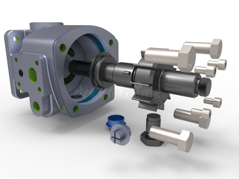 Rendered Spare Part Assembly Stock Illustrations – 5 Rendered Spare ...