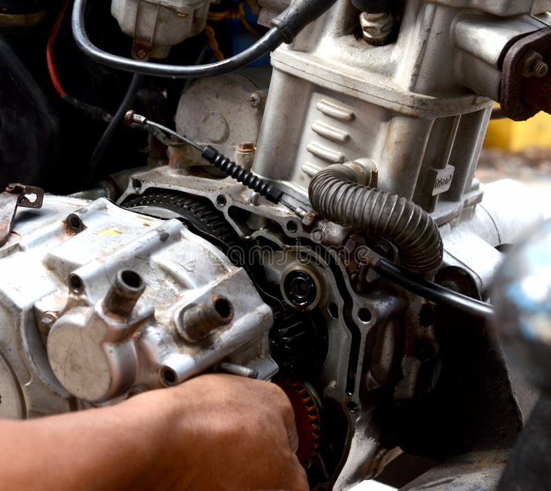 Mechanical assembly. stock image. Image of assembly - 182097935