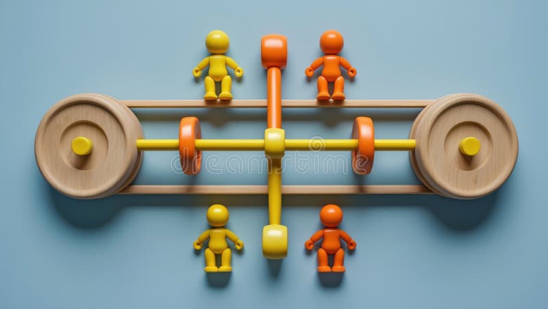 Mechanical Balance with Colorful Figures and Gears: a Creative Design ...