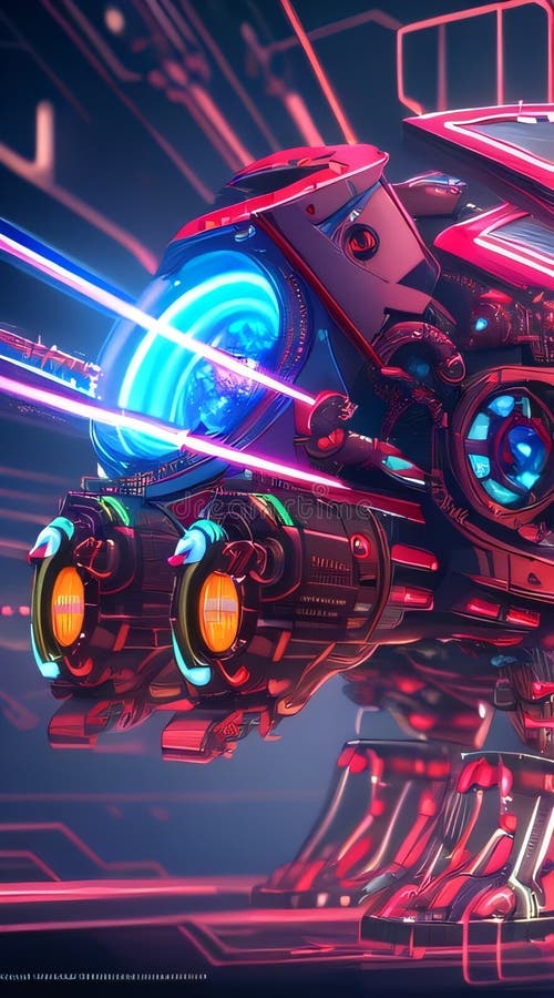 Ai Generated Mechanical Battle/Mining Suit Drop Pod Used for Many ...