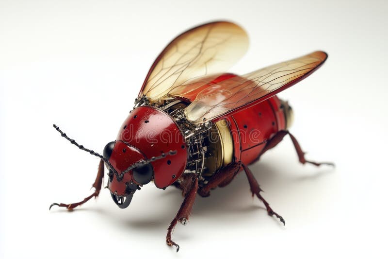 Mechanical Beetle. Insect of the Future Stock Image - Image of insect ...